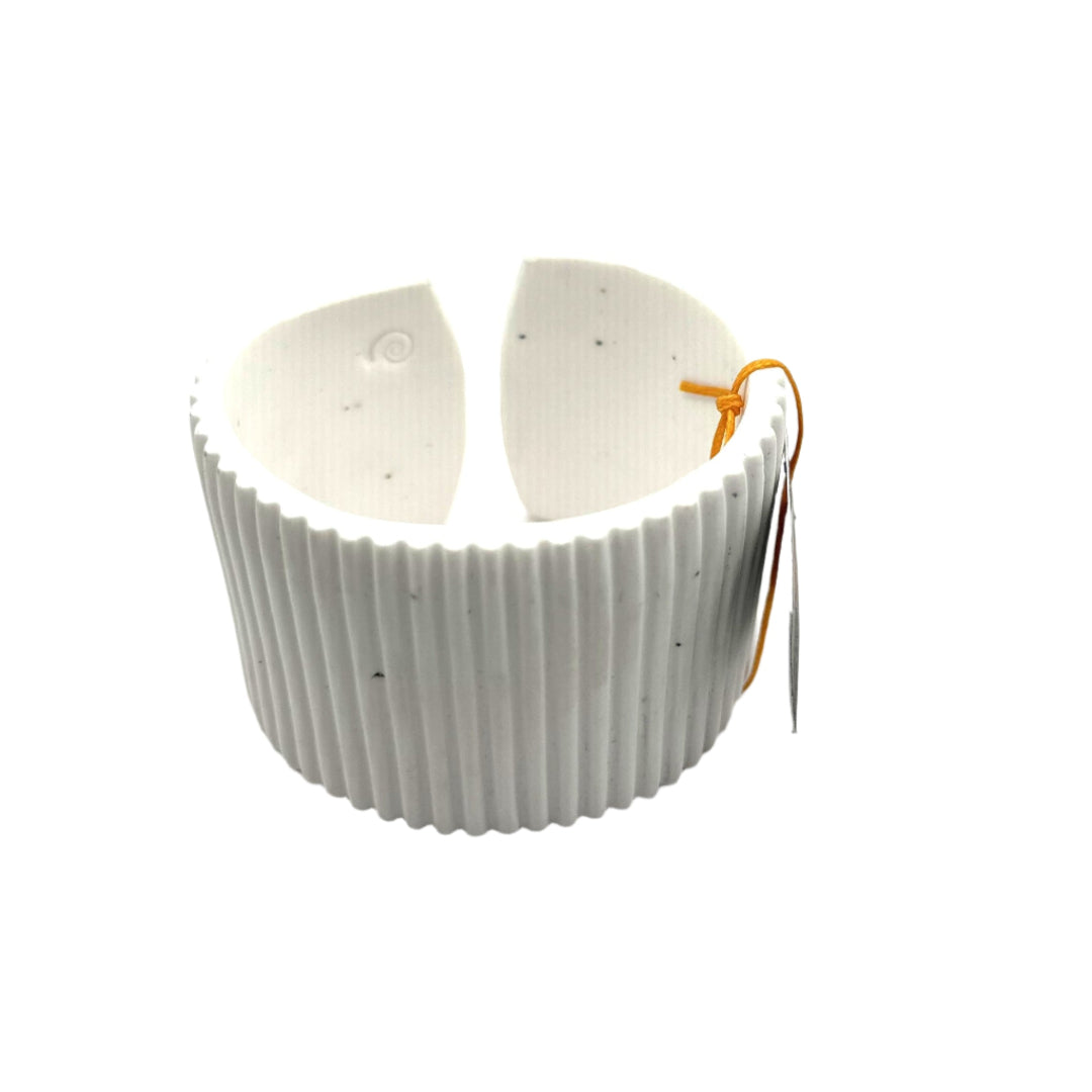 Ekale Bracelet - White Polymeric Clay Handmade - Thalassea | Thalassea ...
