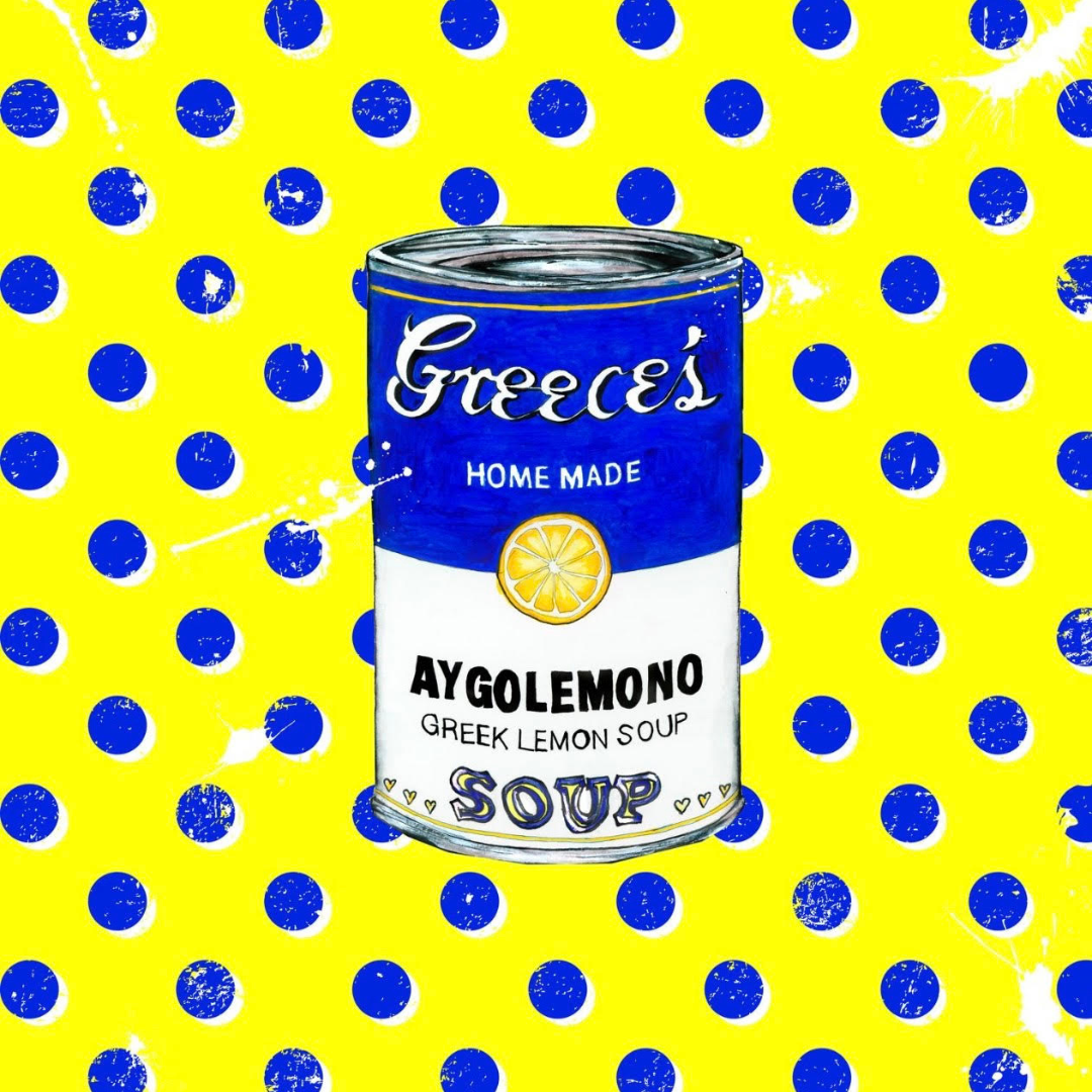 Avgolemono Greek Art Print – Caroline Rovithi | Thalassea | Thalassea ...