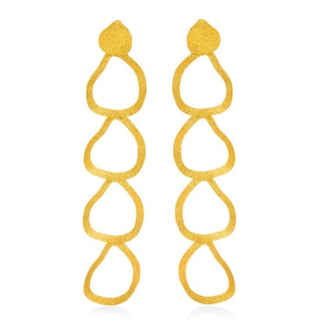 Desert Allure Earrings 24K Gold - Mary Samoli | Thalassea | Thalassea ...
